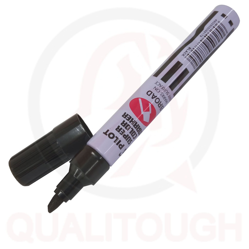 Pilot permanent marker - fine broad (black / red / blue / green ...