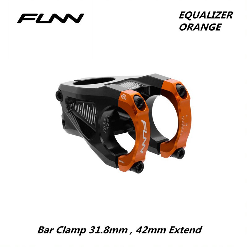 FUNN EQUALIZER MTB Mountain Bike CNC ENDURO AM XC -10 Degree 31.8MM Bar ...