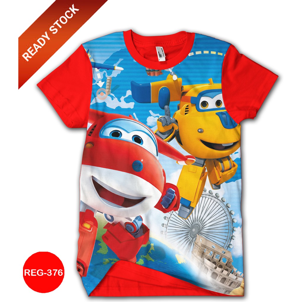 Superwings 3D T-Shirt Super Wings Shirt Cartoon TV Series Kids ...
