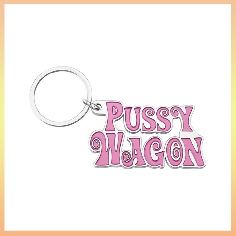 Letter Pussy Wagon Key Chain Beatrix Kiddo Kill Bill Keychain Ring ...