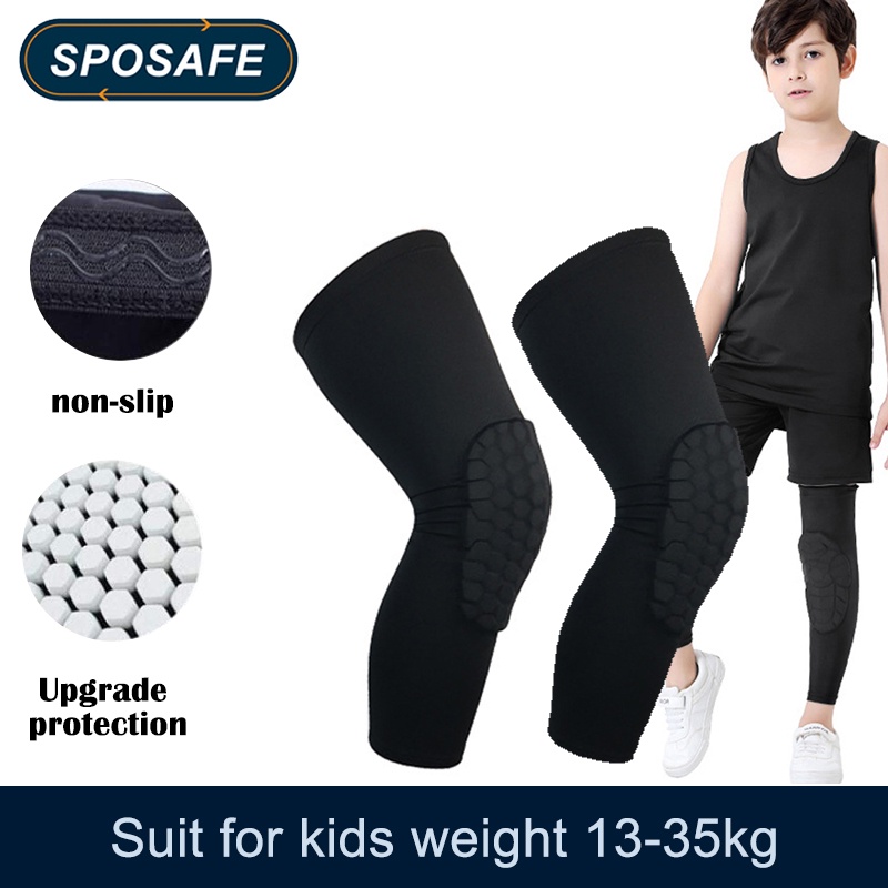 SPOSAFE 1 pcs knee pad for 5-15 years old knee support for girls boys ...