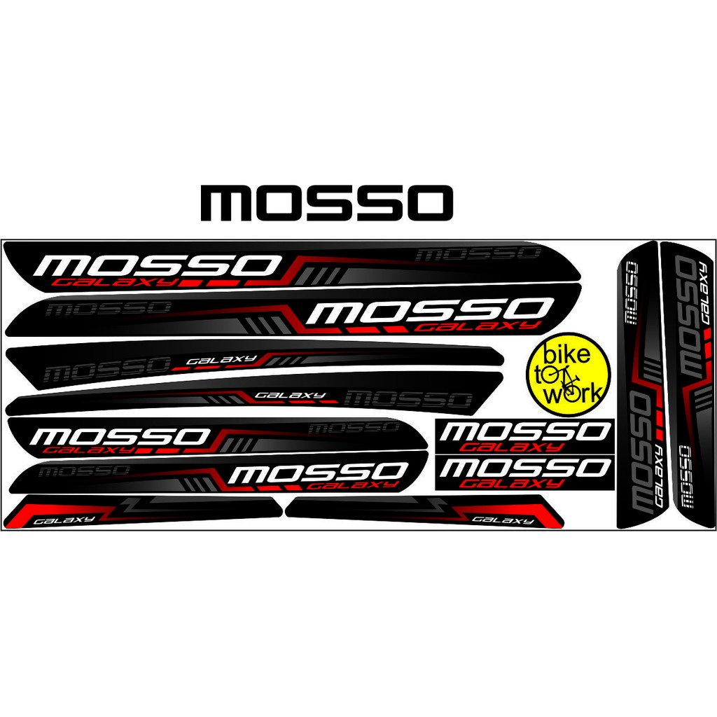MOSSO BIKE UNIVERSAL BIKE ART VARIATION STICKER STRIPING | Shopee ...
