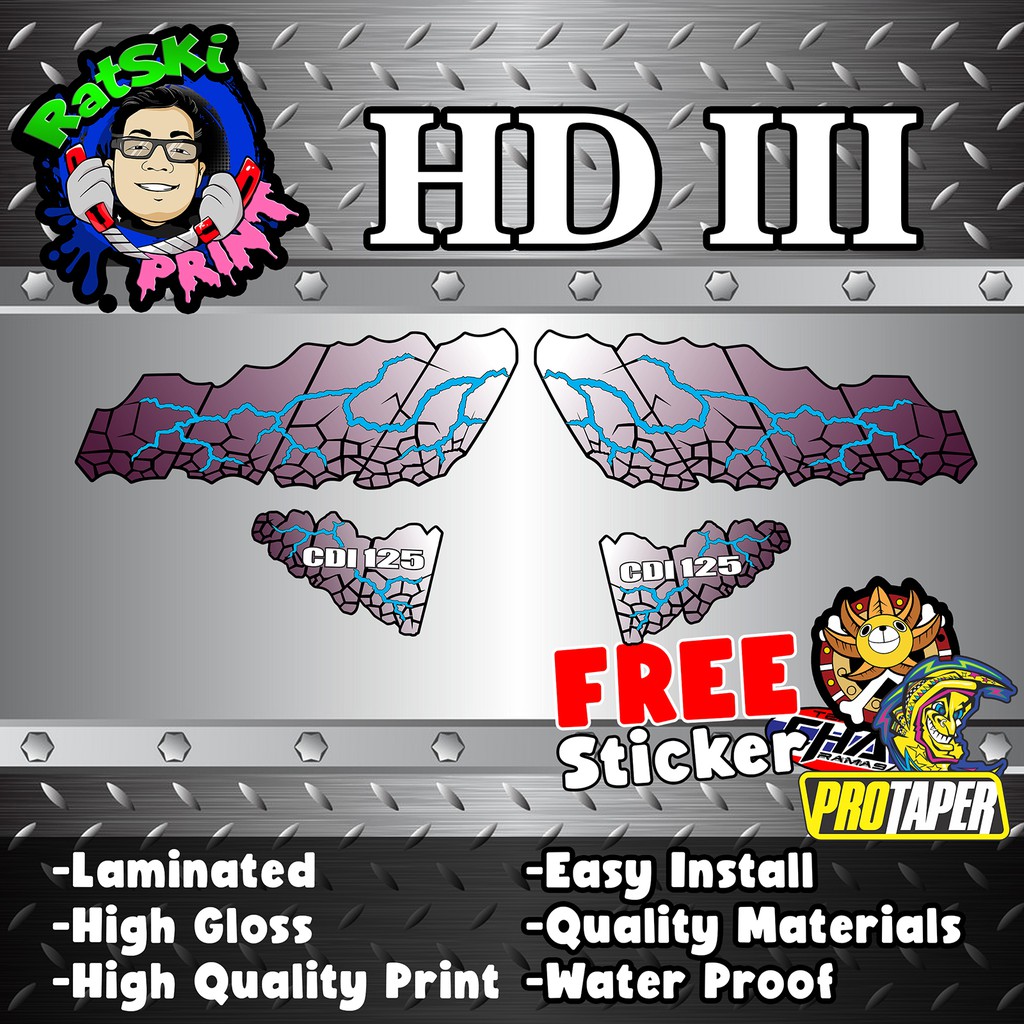 Kawasaki HD3 Decals | Shopee Philippines