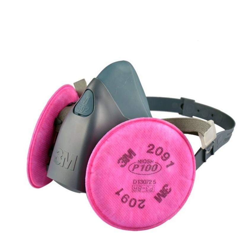 3m 7501 7502 7503 2091 Set Respirator Made in Usa Painting Spraying ...