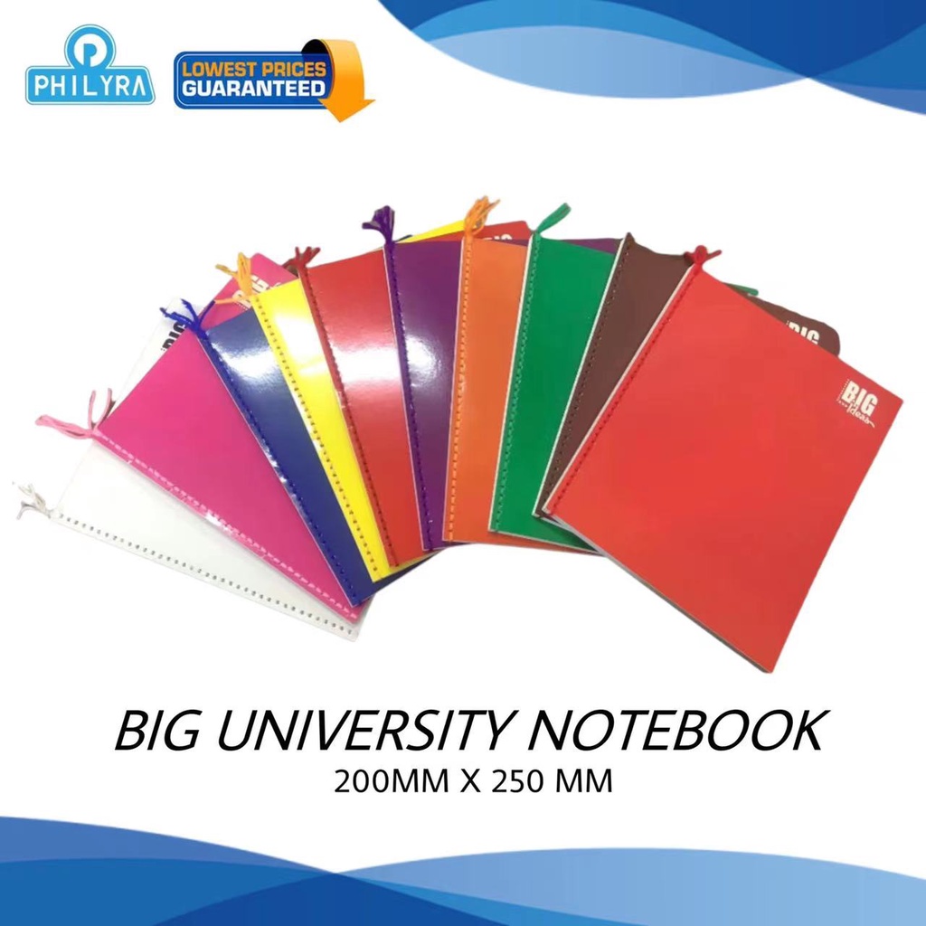 PHILYRA COD BIG IDEAS UNIVERSITY NOTEBOOK (BIG SIZE) | Shopee Philippines