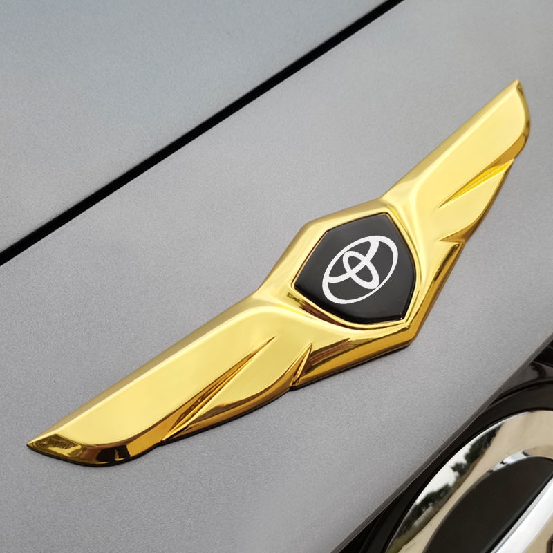 For Toyota Car Front Hood Ornaments Bonnet Metal Decoration Logo Angel ...