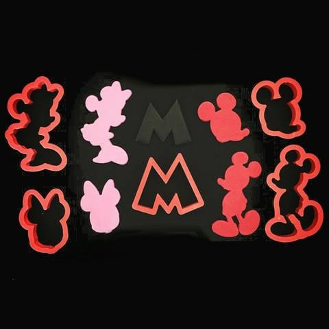 MICKEY MOUSE CUTTER 5 pieces set Cutter | Shopee Philippines