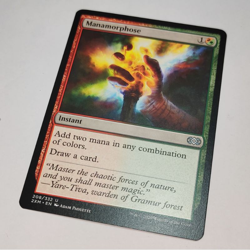 MTG Card MANAMORPHOSE Magic the Gathering Trading Card Game Multicolor ...