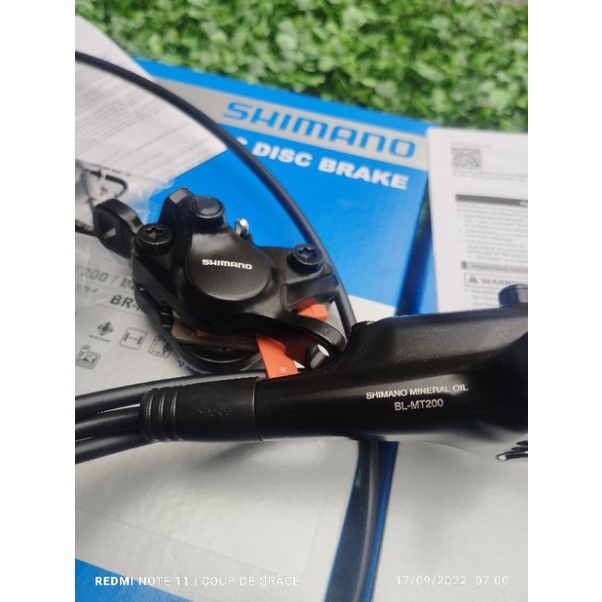 SHIMANO MT200 & MT201 BRAKESET WITH BOX, FRONT AND REAR 1700mm*1000mm ...