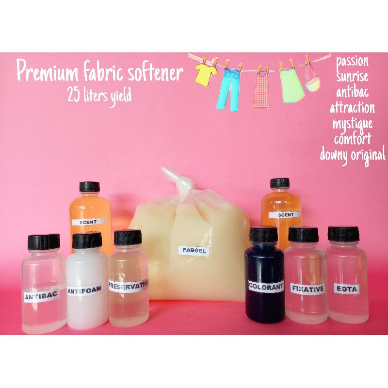 FABCON SOFTENER BIG KIT-150LITERS YIELD | Shopee Philippines