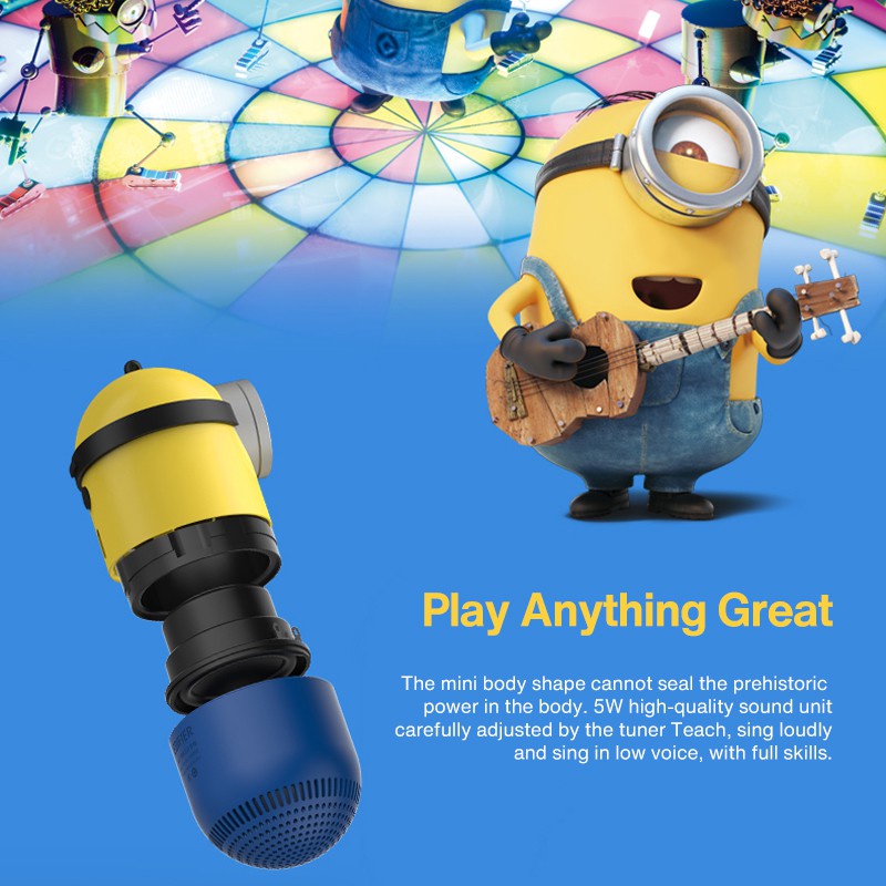 Edifier M10 Minions Wireless Bluetooth V5.0 Mini Speaker Outdoor ...