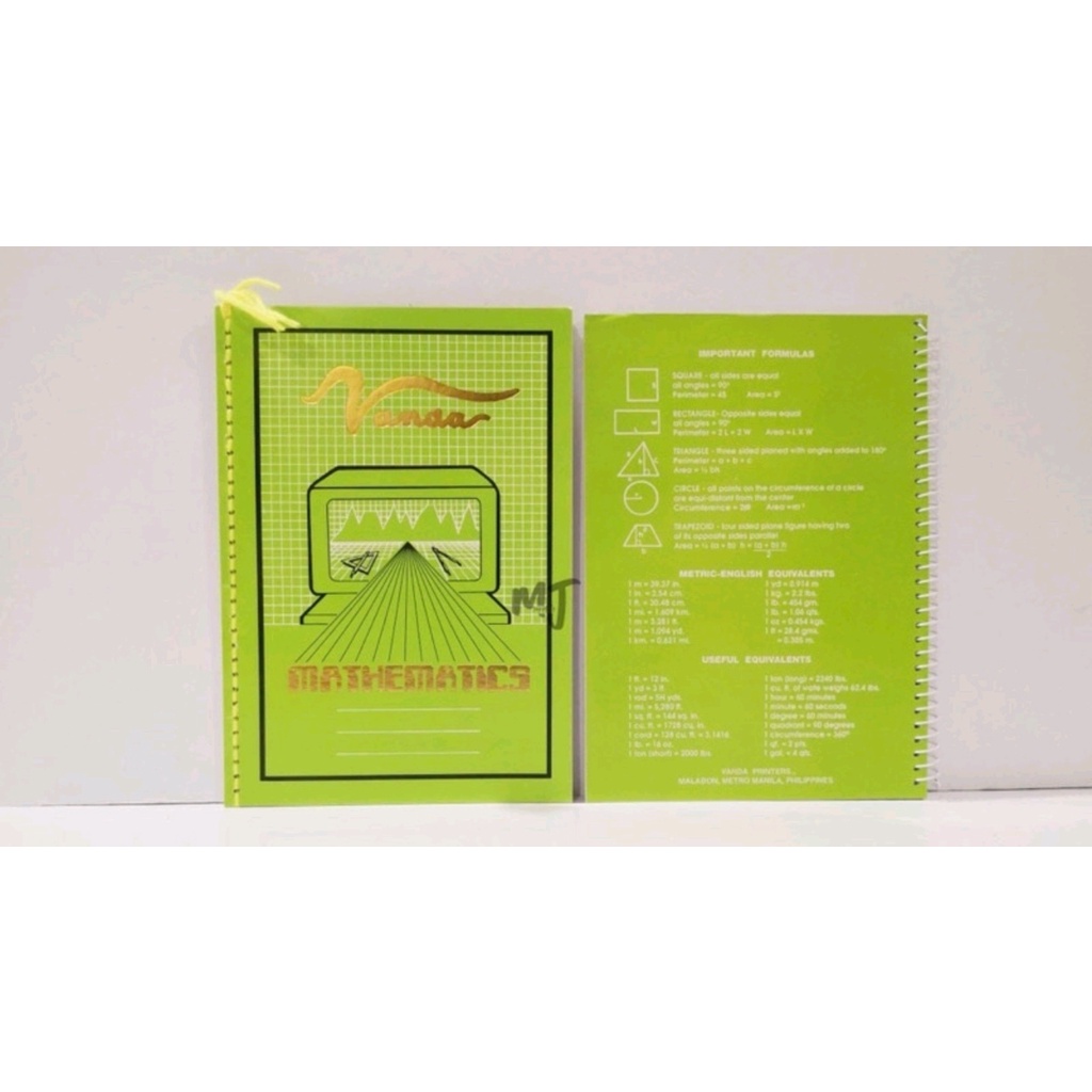 Vanda mathematics Graphing notebook spiral and w/yarn/80levels/sold per ...