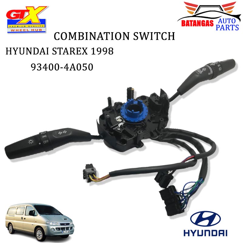 TURN SIGNAL HEADLIGHT COMBINATION SWITCH FOR HYUNDAI STAREX 1998 (93400 ...
