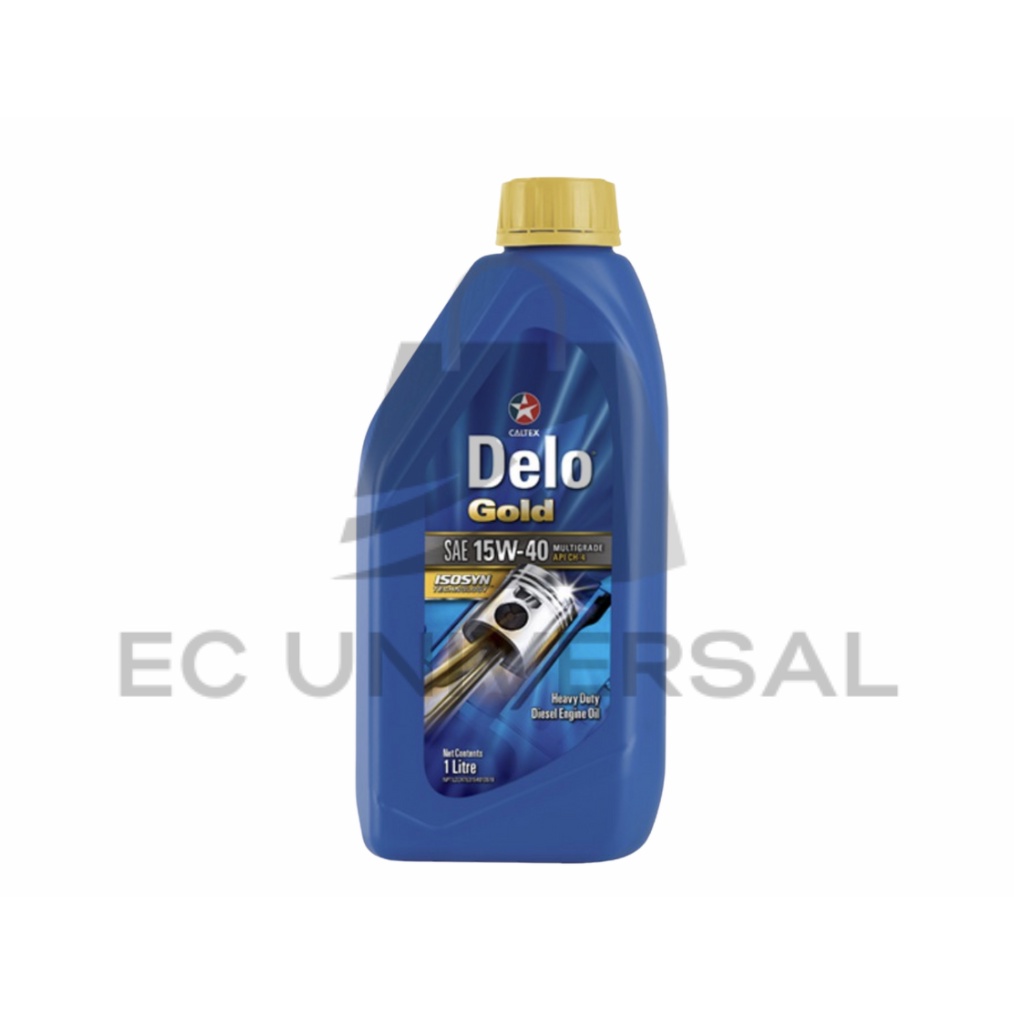 Caltex Diesel Engine Oil Delo Gold 15W40 MG Multigrade (1L) Liter Piece ...