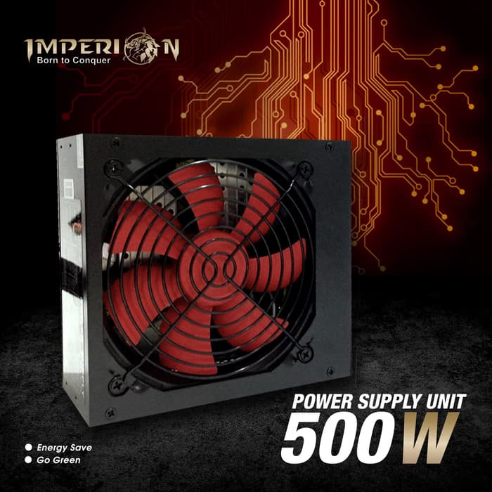Imperion power Supply 500 watt/ PSU power Supply Gaming Imperion B500 ...