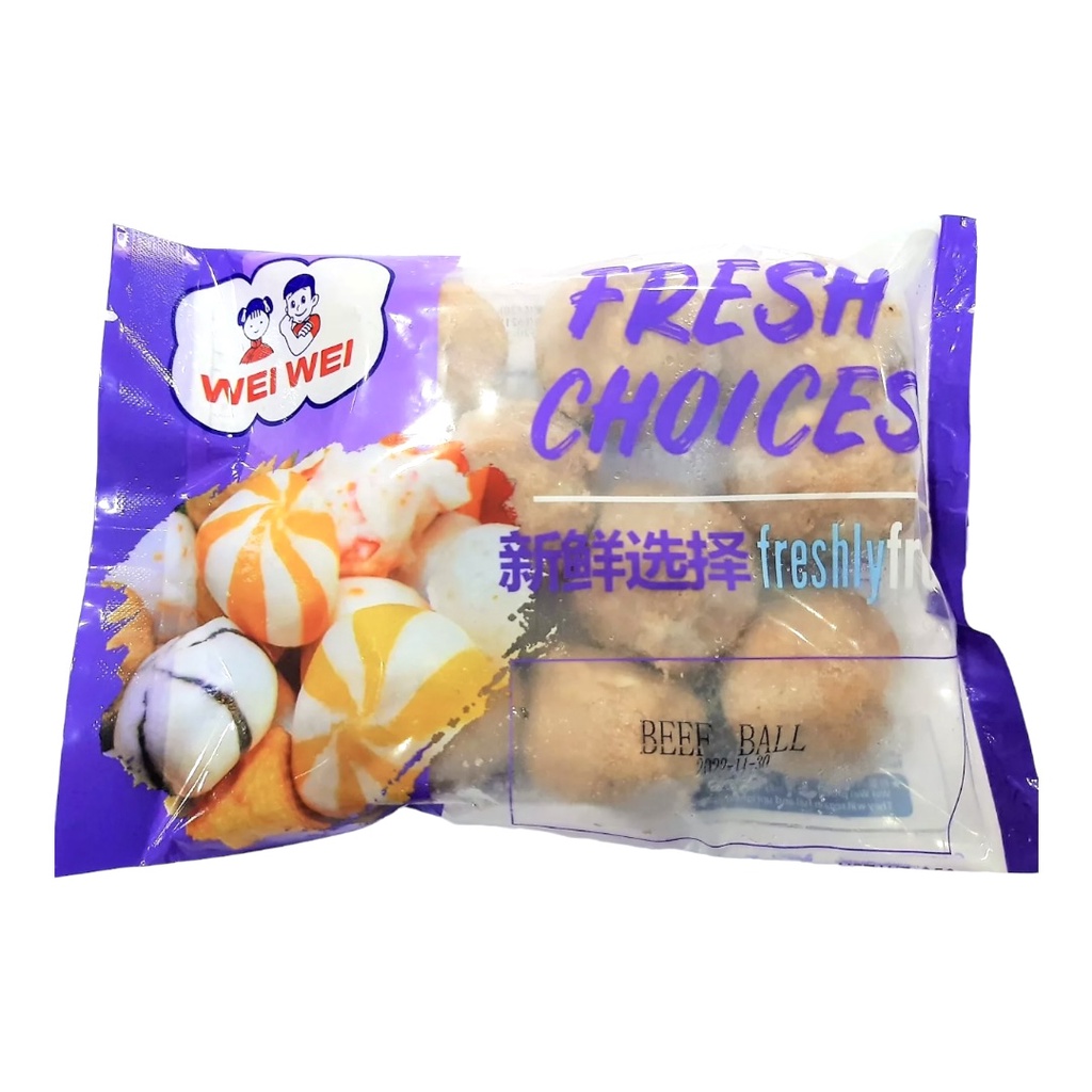 Wei Wei Beef ball 250g HOT POT SHABU SHABU BALLS | Shopee Philippines