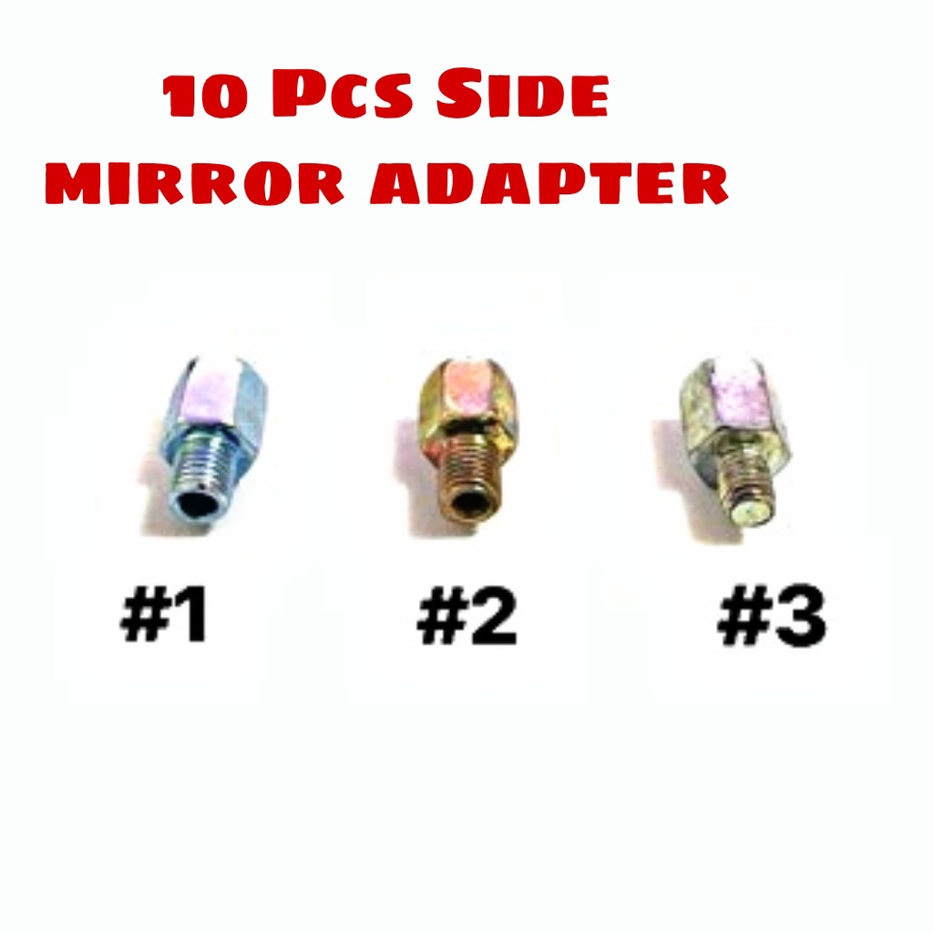 Side mirror adapter bolt screw metal reverse side mirror for motorcycle ...