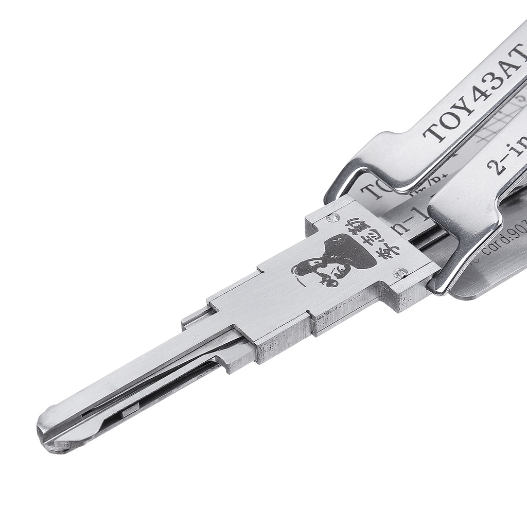 Original lishi TOY43AT 2 in 1 Lock Decoder Together Auto Pick Sets ...