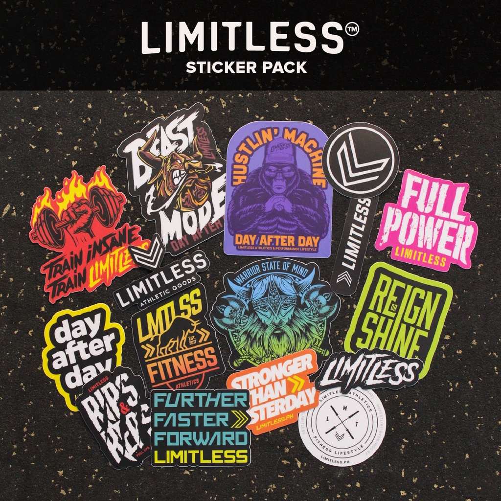 Limitless STICKER PACK Collection Waterproof Decal Stickers for Tumbler ...