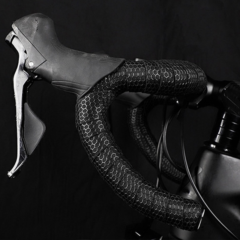 BUCKLOS Road Bicycle Handlebar Tape Bike Handlebar Wrap Non-slip Damping Soft Cycling Handle ...