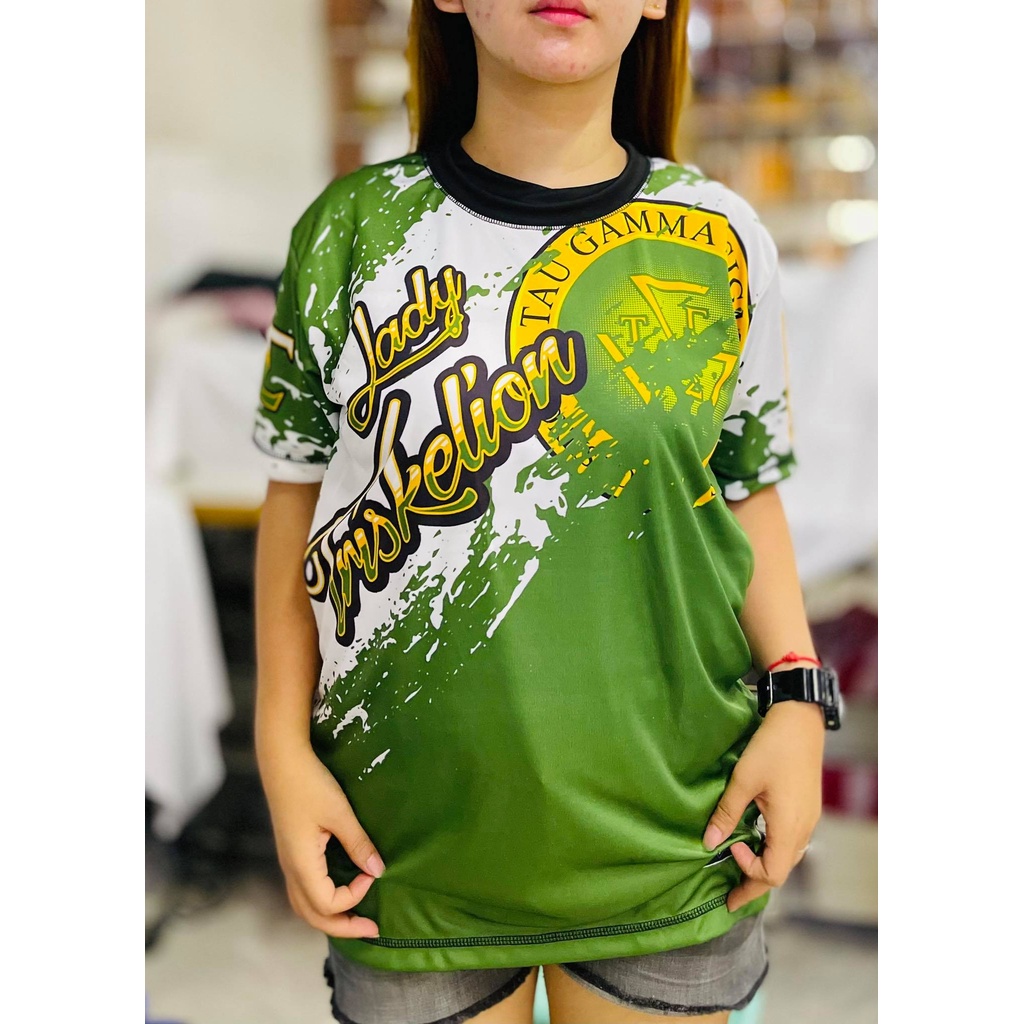 Tau Gamma Sigma V.3 Full Sublimation Frat Shirt - Lady Triskelion v3 T ...