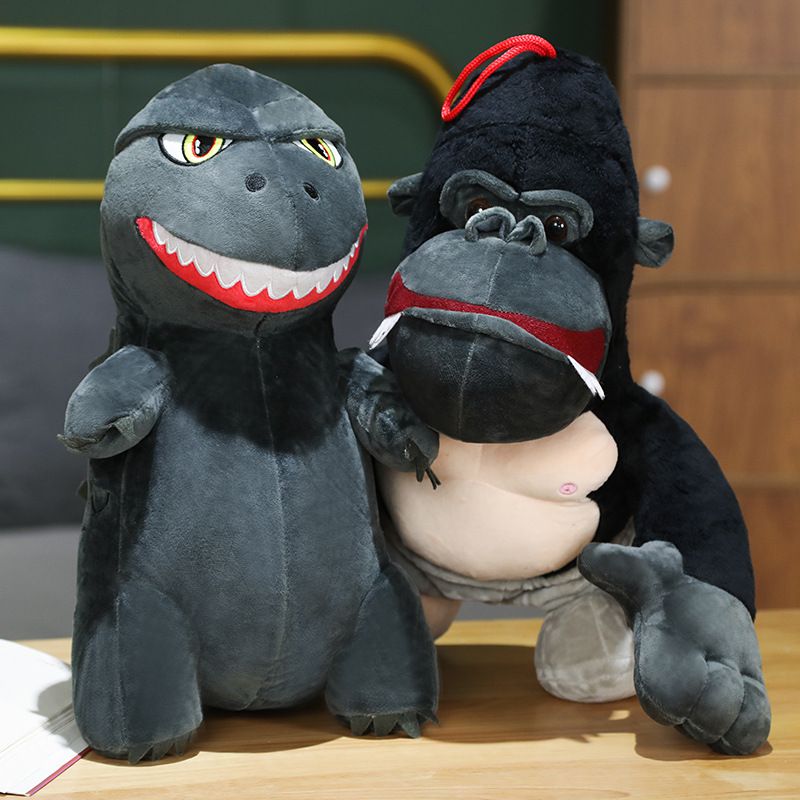 Godzilla Vs Kong Plush Toy Monster King Kong Soft Stuffed Doll Monster ...