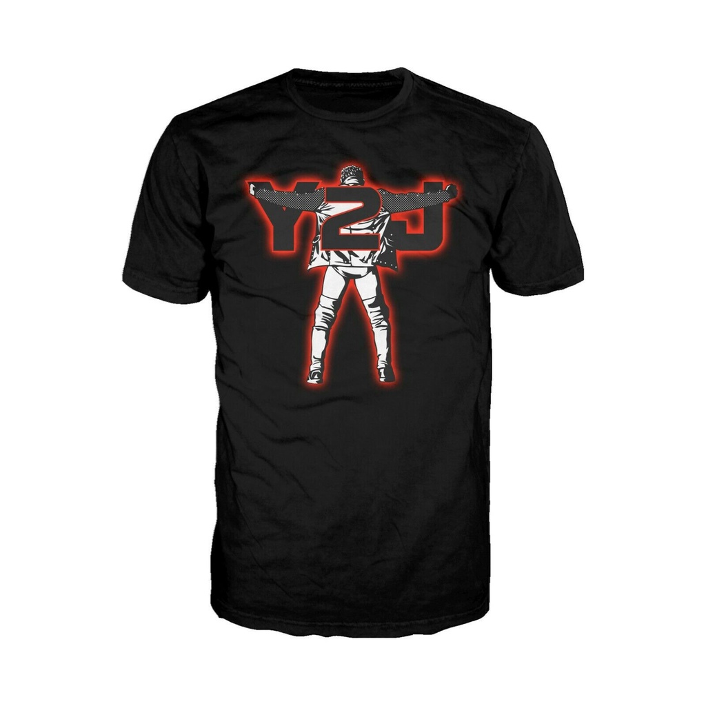 New Trendy T-Shirts Wwe Chris Jericho Y2J Men'S T-Shirt (Black ...
