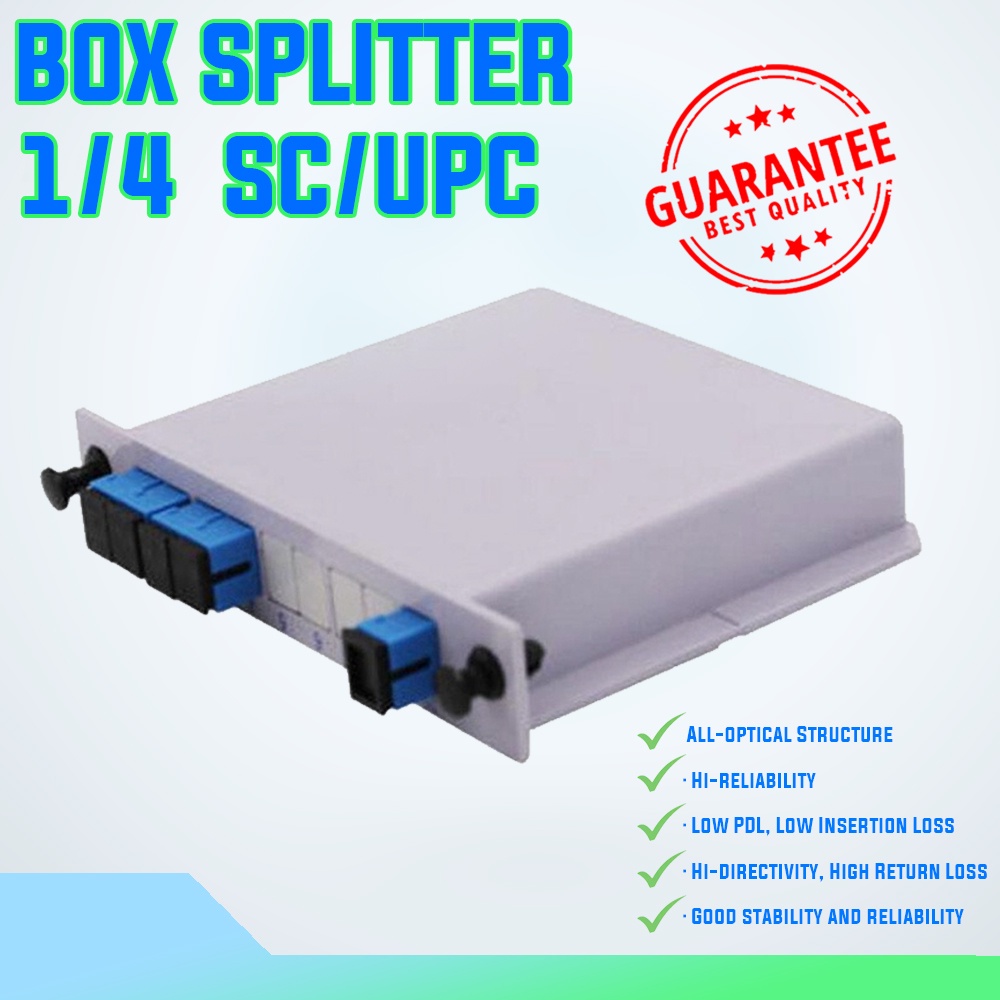 FTTH Fiber Optic Box Splitter 1*2/4/8/16 SC UPC Plug-in Type Beam ...