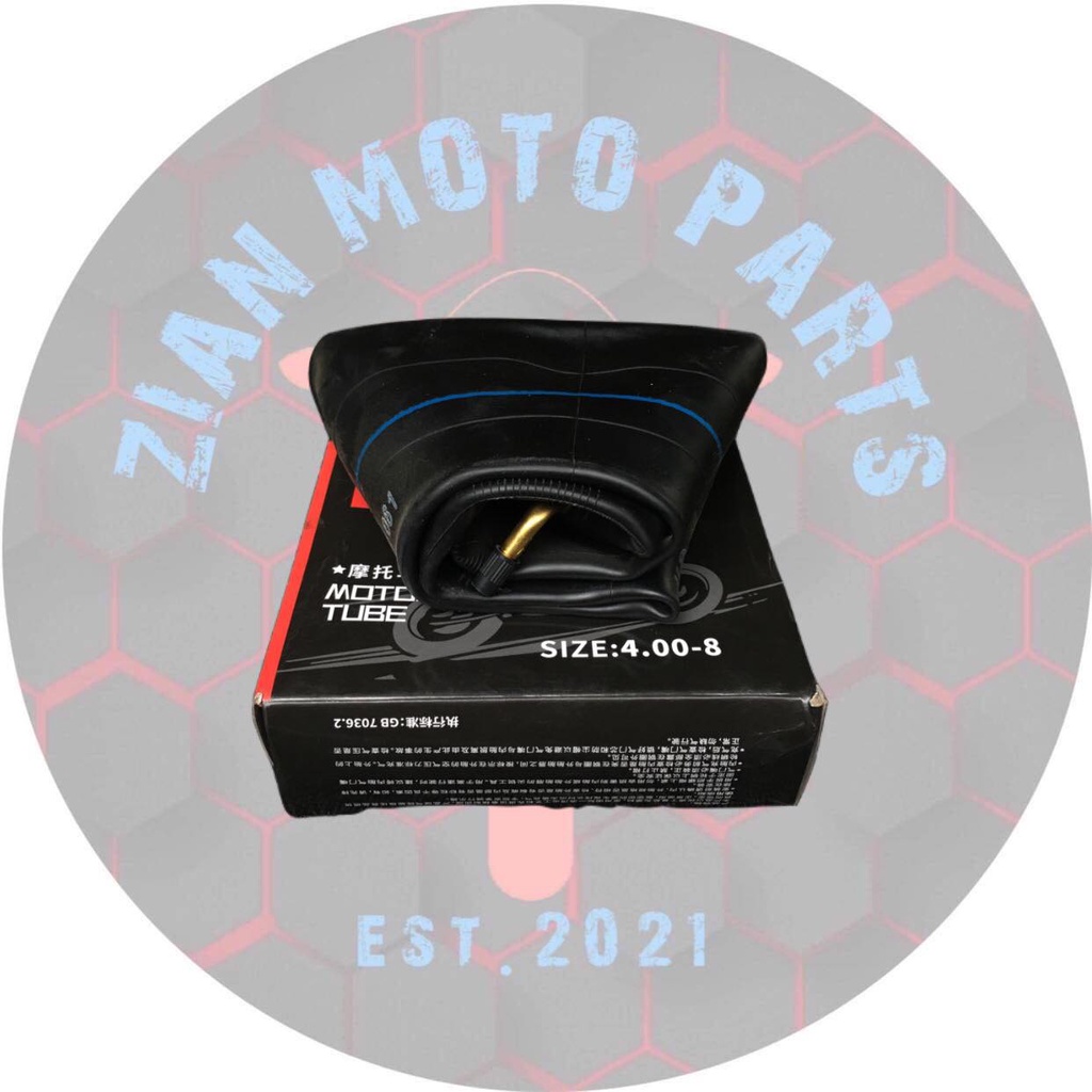 INTERIOR/INNER TUBE 4.00-8 BENT PIPE (YAMAHA CHAPPY/E-TRIKE) | Shopee ...