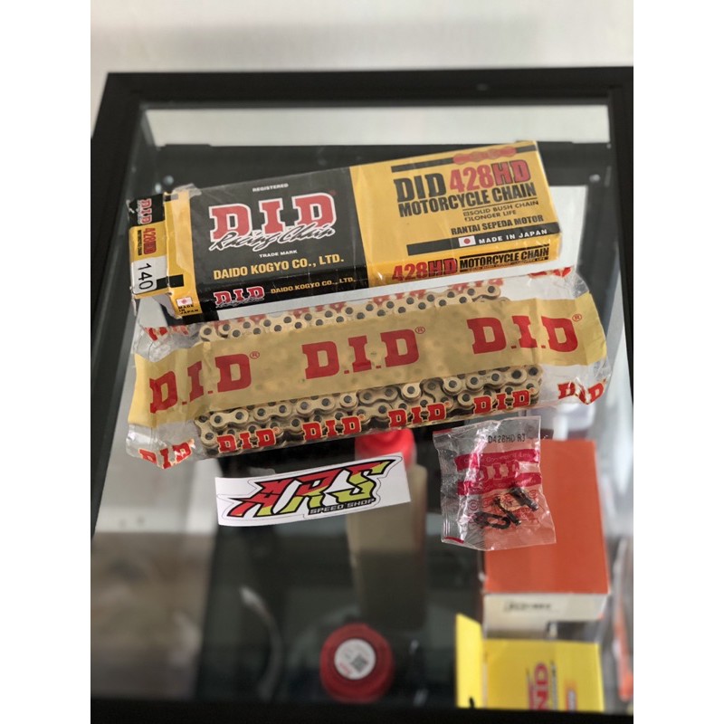 Did 428HD 140L Gold Chain - DID Gold Chain 428 130L | Shopee Philippines