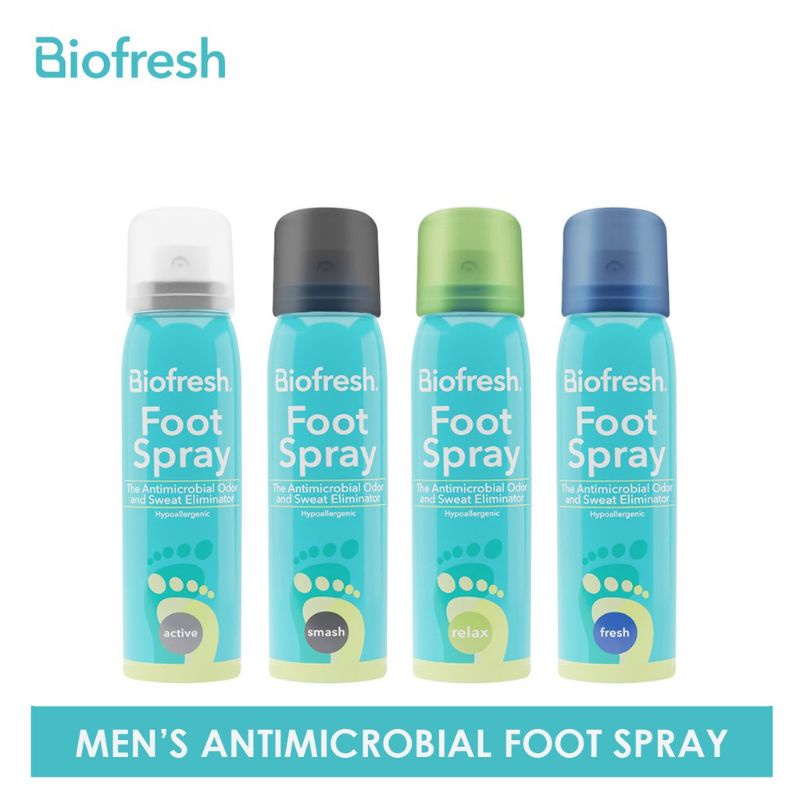 Biofresh BMFSS01 Men's Antimicrobial Foot Spray 1 pc 100 ml | Shopee ...