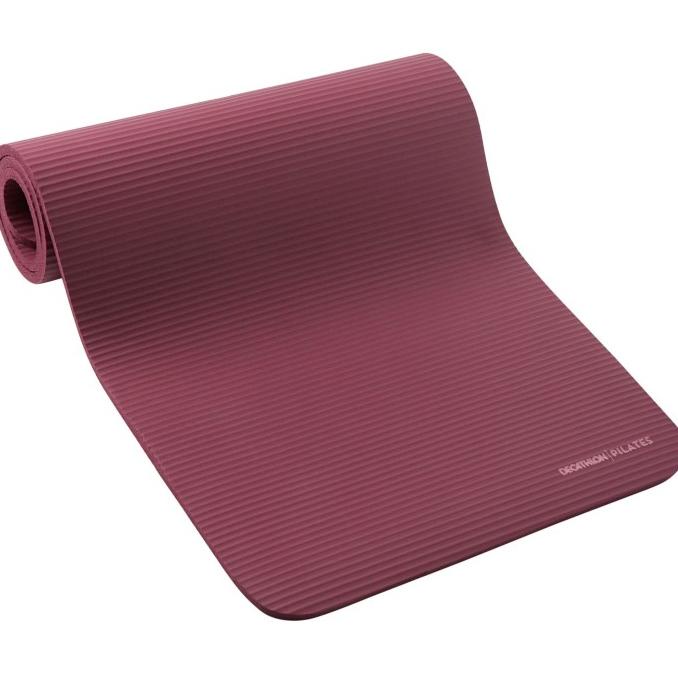 MERAH Decathlon Domyos Pilates Mat Medium Size Red - 8527051 | Shopee ...