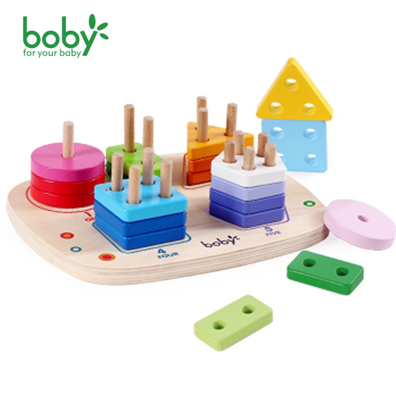 Montessori Wooden Drop Toys Smart Toys Drop Cubes For Kids | Shopee ...