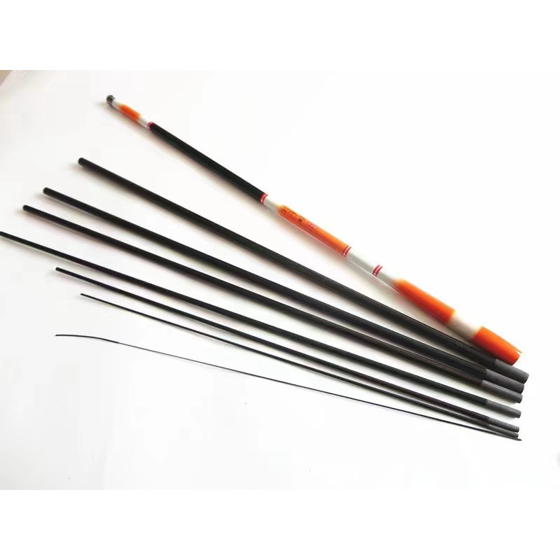 Fishing rod bkt black orange hand rod short version fishing rod ...