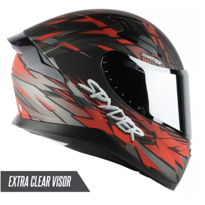 Spyder Full-face Helmet with Dual Visor Recon 2.0 GD S7 SHATTER (FREE ...