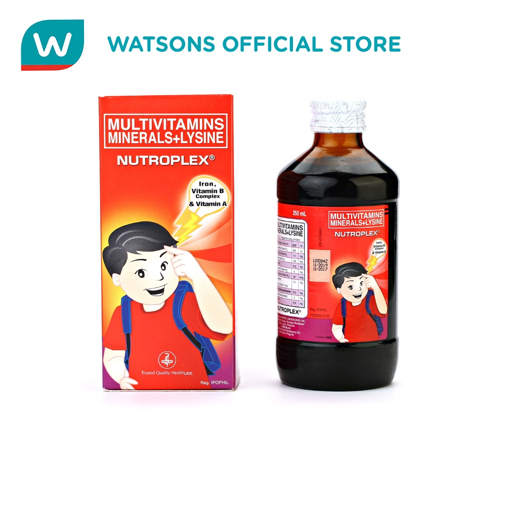 NUTROPLEX With Iron & Lysine Syrup 250ml | Shopee Philippines