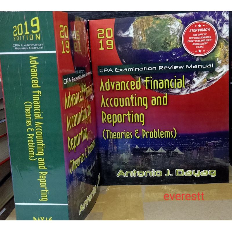 Advanced Financial Accounting by Dayag 2019/Accounting book | Shopee ...