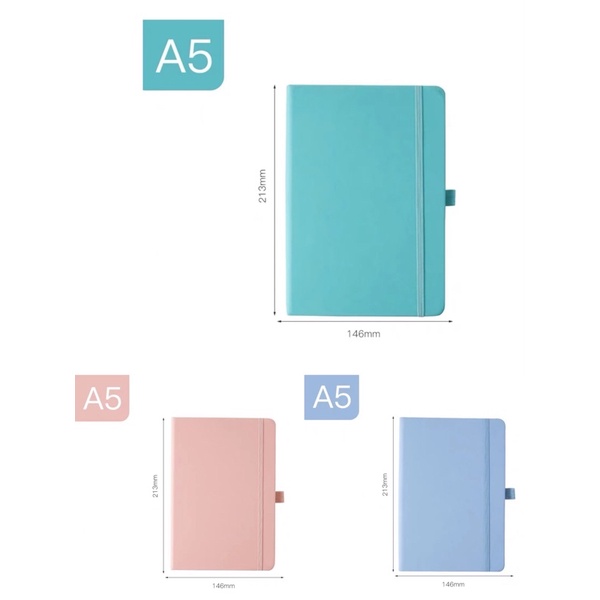 A5 Rubber Notebook Moleskin-Style Diary Strap Notebook w/ String Lock ...