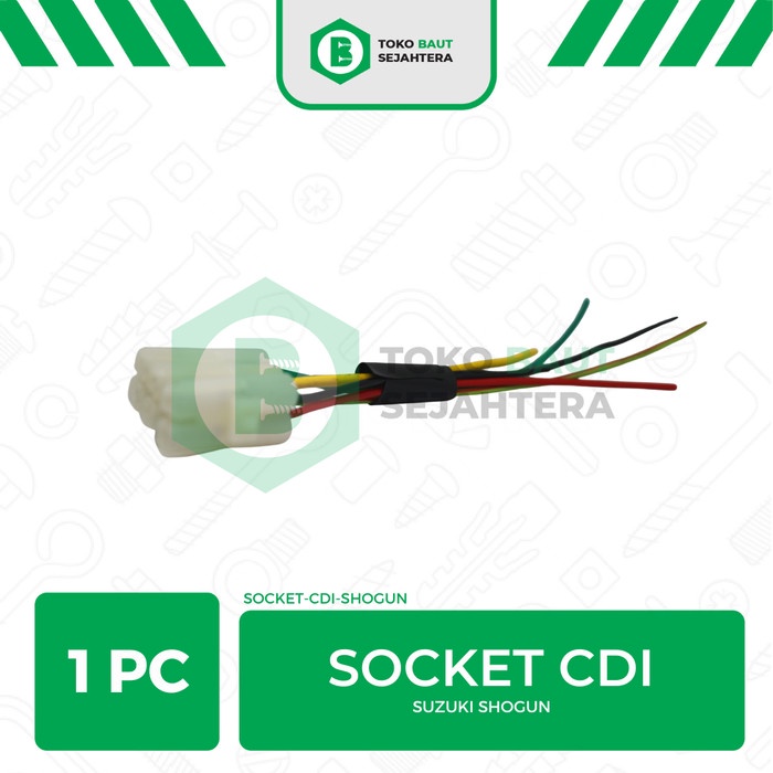 SUZUKI SHOGUN/MEGAPRO/TIGER CDI SOCKET (4+2 Cables and 4+2 PIN ...
