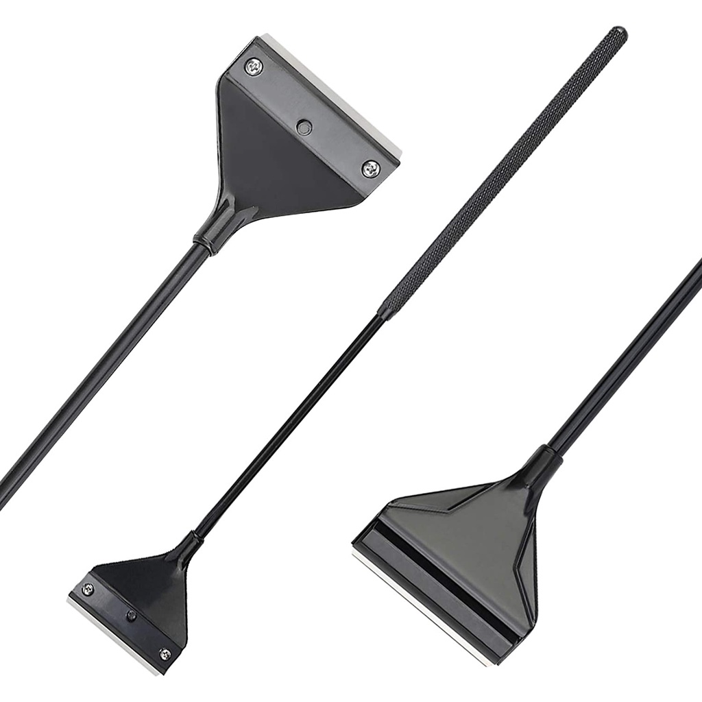 IN STOCK Stainless Steel Aquarium Scraper with 2 Blades for Fish Reef ...