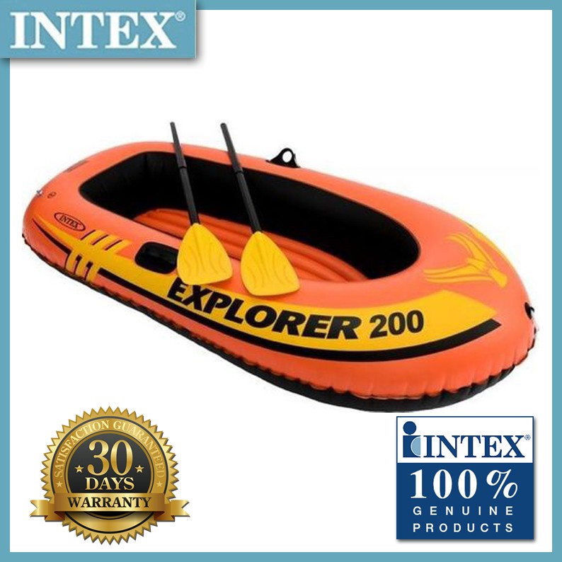 Intex 58331 Explorer 200 Boat Set Inflatable Boat | Shopee Philippines