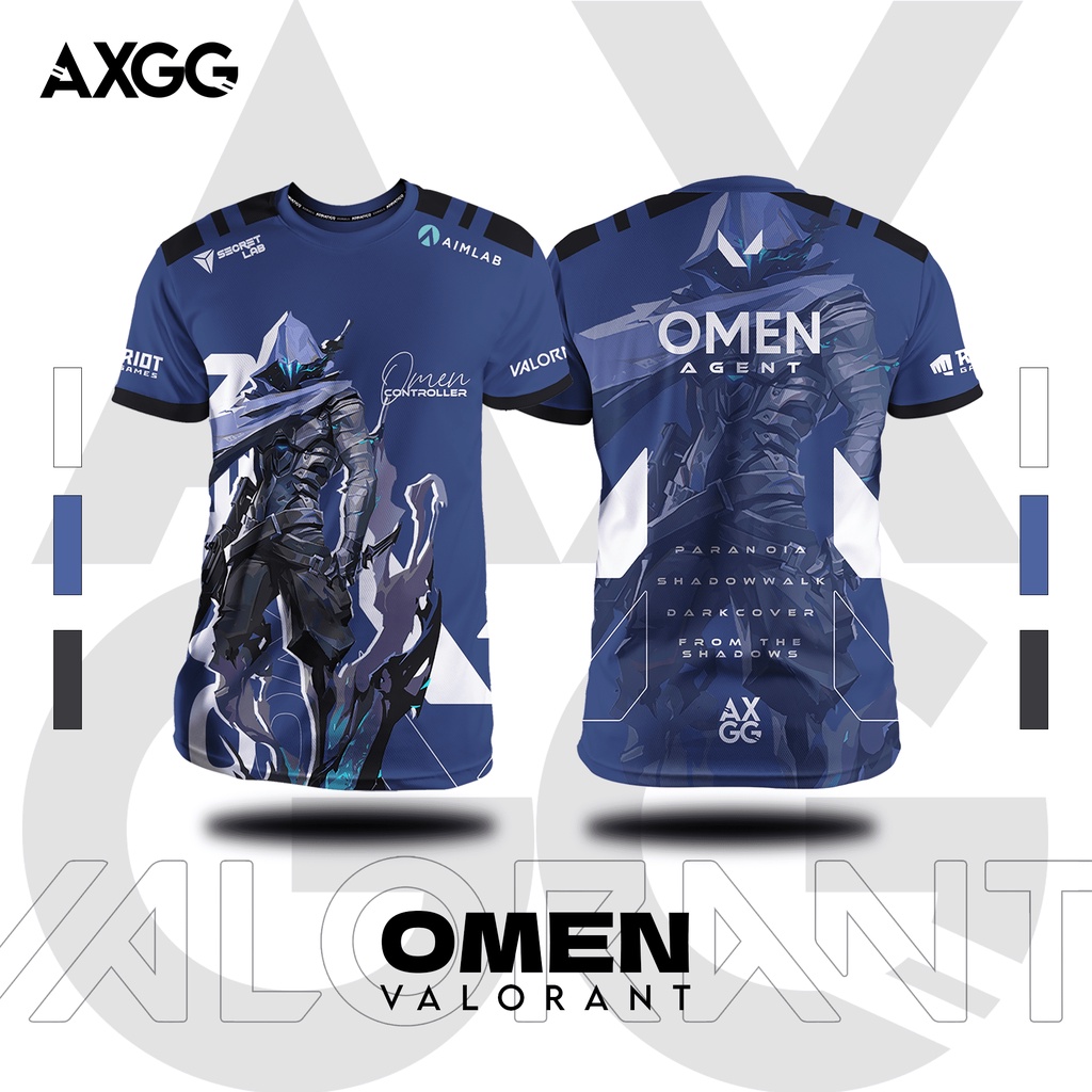AXGG "Valorant - Omen" Gaming T-Shirt | Shopee Philippines