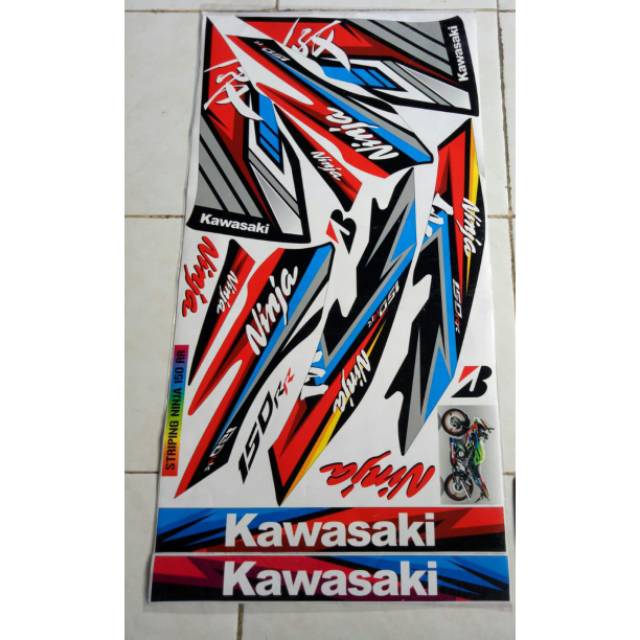 Striping Variations Ninja 150 RR Graphics v2 | Shopee Philippines