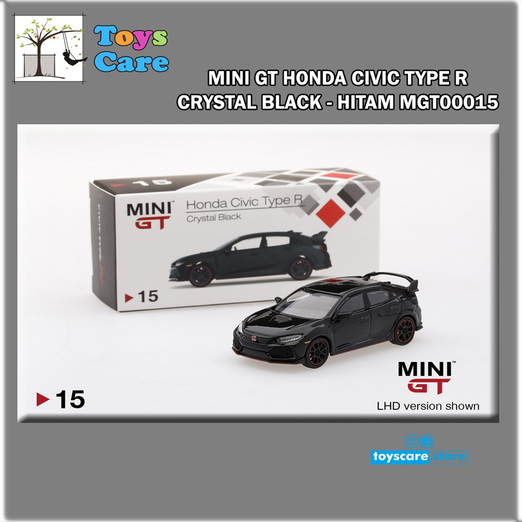 Mini GT HONDA CIVIC Type R CRYSTAL BLACK - BLACK EF NOVA MGT00015 JDM ...
