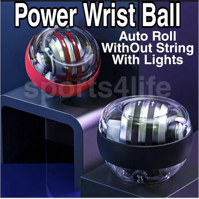 Power Wrist Ball [No String needed to kick start] Gyro Ball (Comes with ...