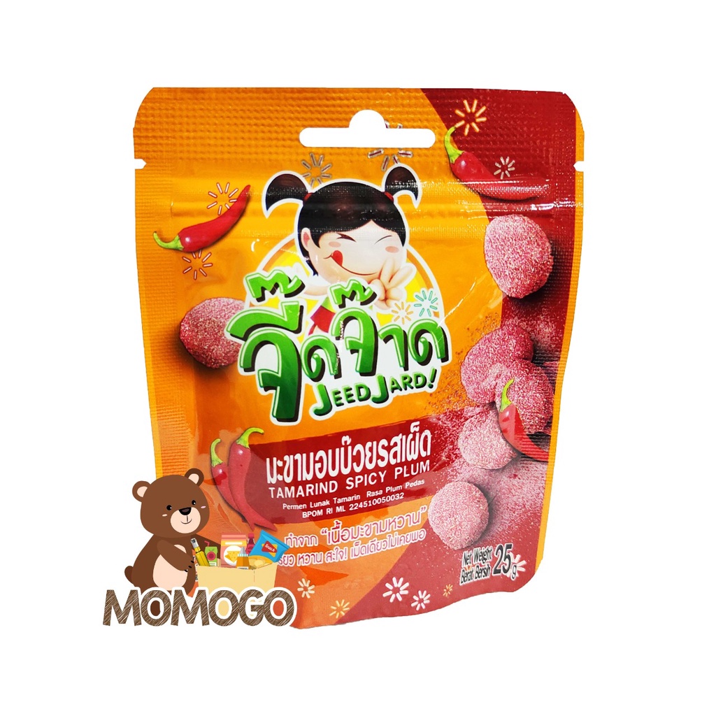 JEEDJARD 25GR TAMARIND WITH PLUM / TAMARIND SPICY PLUM/PERMEN ASEM ...