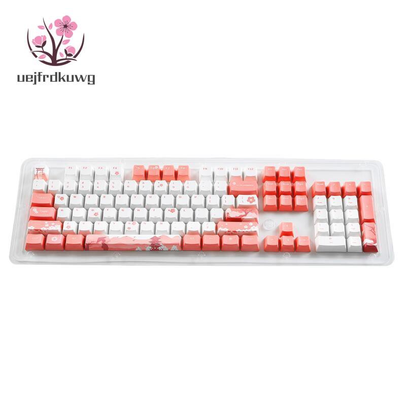 Sublimation-Sakura 108 Key Cross-Shaped Keycap X Structure Technology ...