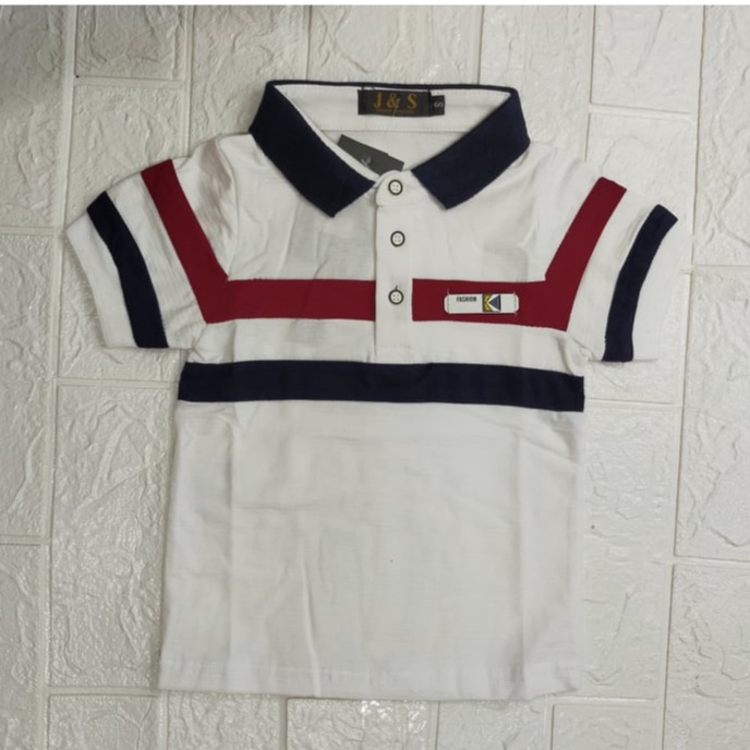 Unisex Kid's Tri-Color Polo shirt | Shopee Philippines