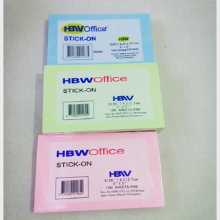 HBW sticky Note ( 100 sheets ) | Shopee Philippines
