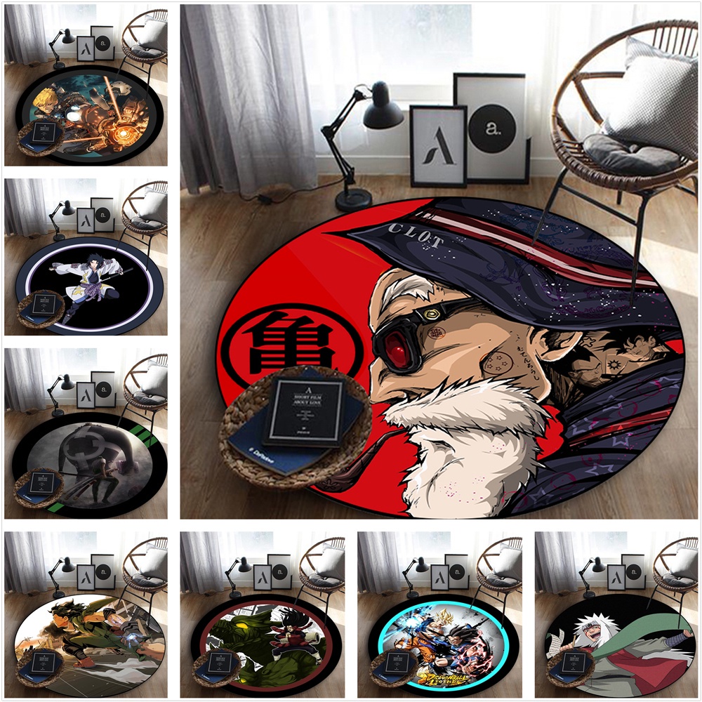 Anime Series Round Carpet Dragon Ball Naruto One Piece Carpet Gaming ...